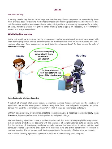 Unit 3 Ml Pdf Machine Learning Statistical Classification