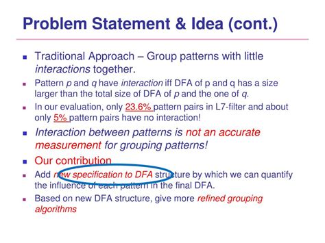 Ppt Pattern Based Dfa For Memory Efficient Multiple Regular