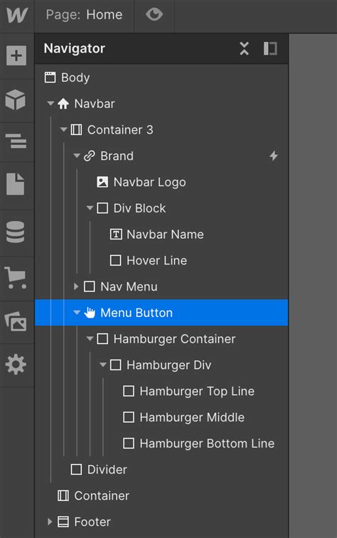 How To Trigger A Menu Button Interaction On Navbar Opens Animations