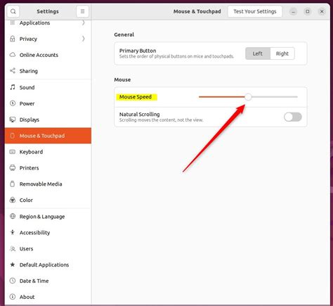 Adjust Mouse And Touchpad Speed In Ubuntu Linux Geek Rewind