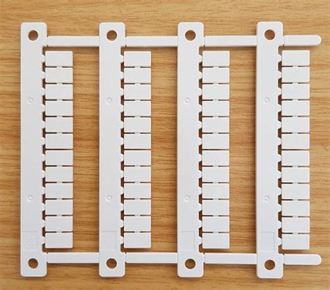 Ter 6101344 Terminal Block Markers White 6x10mm General Marking Ter 6101344 Terminal Block Markers White 6x10mm General Marking