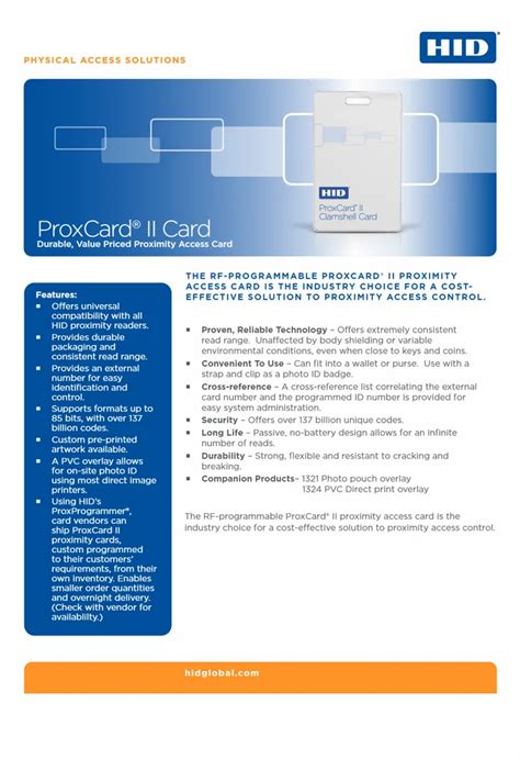 ProxCard II Card At Rs Proximity Cards In Navi Mumbai ID