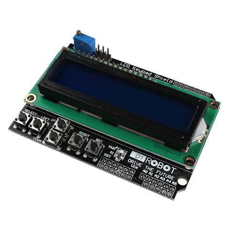 Haljia 1602 Lcd Display Module With Keys Lcd Keyboard Keypad Shield Bo
