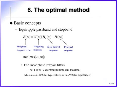 ppt chapter 7 finite impulse response fir filter design powerpoint