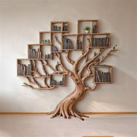 Tree Bookshelf Etsy UK