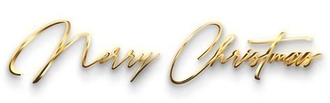 Golden Luxury Merry Christmas Text 11653302 Png