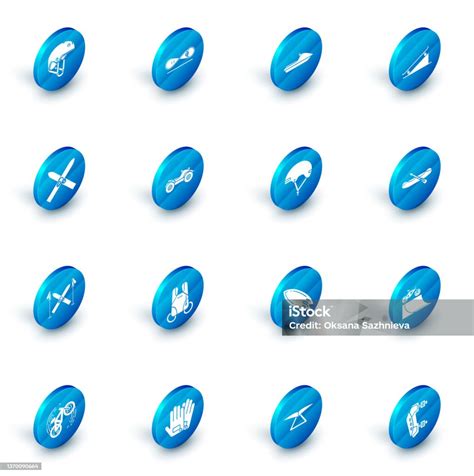 세트 스케이트 보드 트릭 제트 스키 거리 램프에 스키와 스틱 모든 지형 차량 또는 Atv 오토바이 래프팅 보트와 헬멧 아이콘 벡터 3차원 형태에 대한 스톡 벡터 아트 및