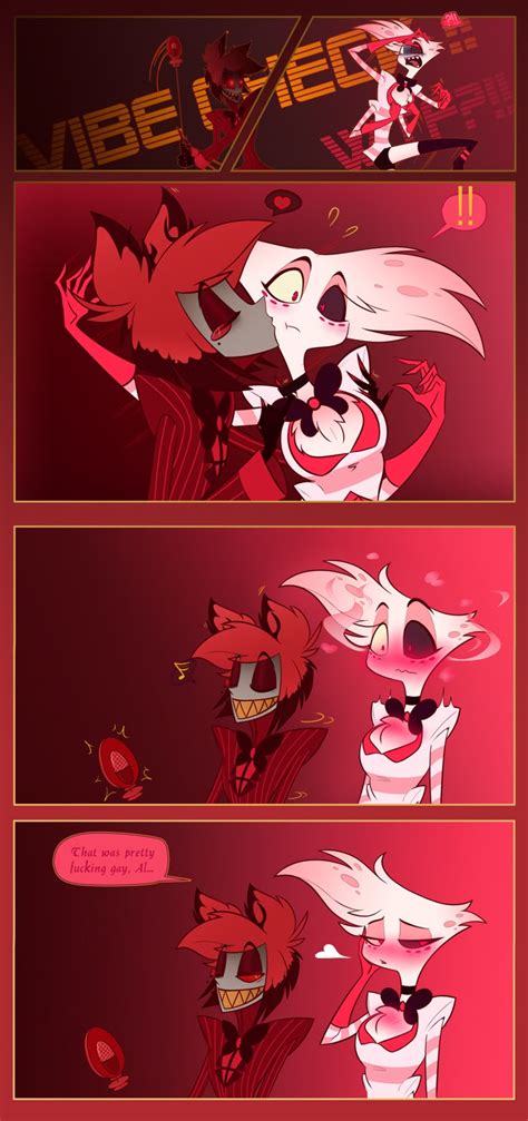 Pin By Equal Crafts On Hazbin Hotel Hotel Art Monster Hotel Alastor X Angel Dust Fanart