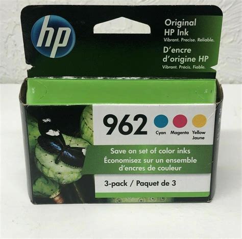 Genuine Hp 962 Ink Cartridge Bcmy For Hp 9020 9025 Printer Oem Nobox