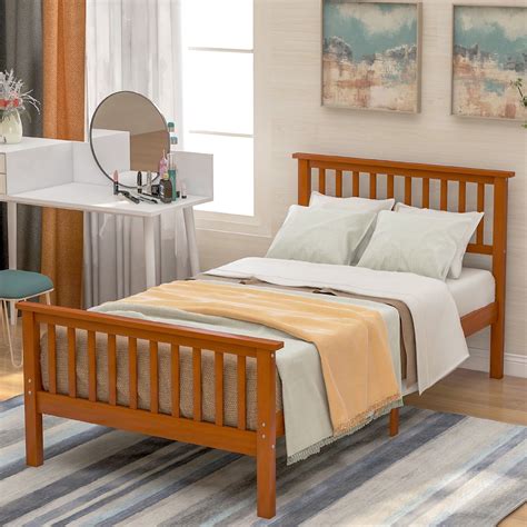 Modern Twin Bed Frame With Headboard Footboard And Philippines Ubuy