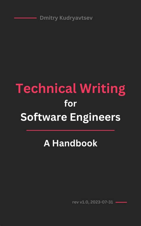 Technical Writing For… By Dmitry Kudryavtsev [pdf Ipad Kindle]