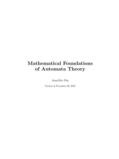 mathematical foundations of automata theory pdf function