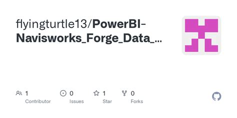 GitHub Flyingturtle PowerBI Navisworks Forge Data Viewer