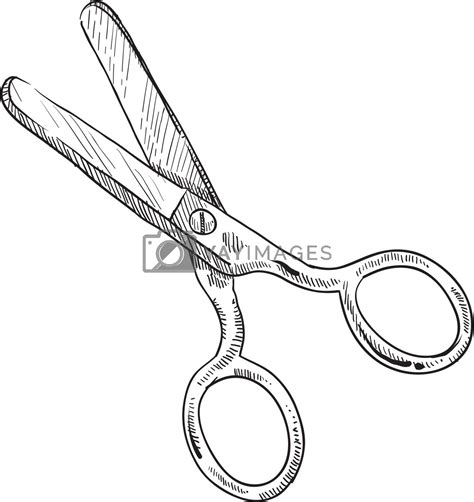 Scissors Sketch By Lhfgraphics Vectors And Illustrations With Unlimited Downloads Yayimages