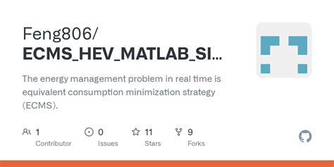 Github Feng806ecmshevmatlabsimulink The Energy Management Problem In Real Time Is