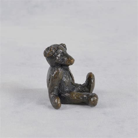 Edgar Teddy Bear By Richard Cooper Bronzes Haddon Galleries