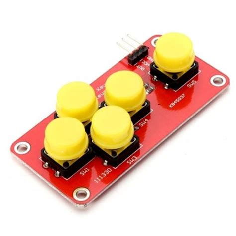 Analog Button For Arduino Ad Keyboard Electronic Blocks Simulate Five