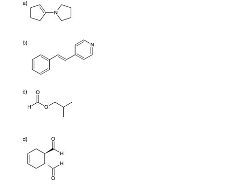 solved identify the two reactants you would use to make each