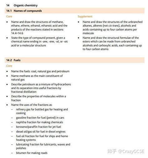 Igcse化学核心考点总结！重要知识点一个也不能漏！ 知乎