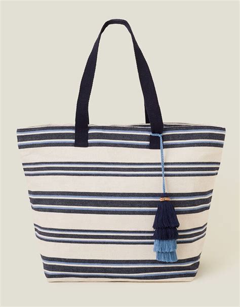 Stripe Beach Tote Bag Monsoon Accessorize Malta
