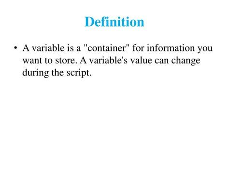 Ppt Javascript Variables Powerpoint Presentation Free Download Id 3573632