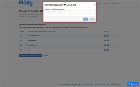 Whiteboard Milestone Sync Floify Help Center