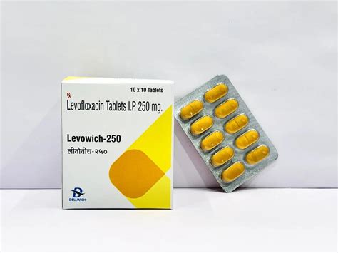 Tablet Levofloxacin 250 Packaging Type Box Packaging Size 10 X 10 Tablets At ₹ 53 Stripe In