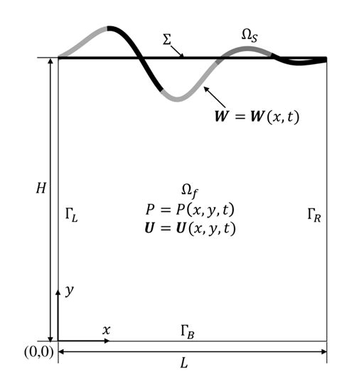 2 A Simplified Fluid Structure Interaction Model Download Scientific Diagram