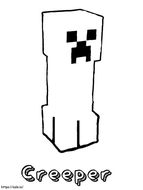 Minecraft Creeper Printable Pattern Printable Free Templates