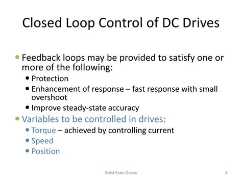 Ppt Closed Loop Control Of Dc Drives With Controlled Rectifier By Mr