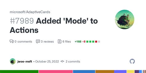 Added Mode To Actions By Jwoo Msft · Pull Request 7989 · Microsoft
