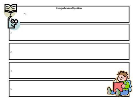 guided reading comprehension framework teaching resources