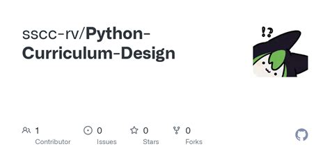 Github Sscc Rvpython Curriculum Design
