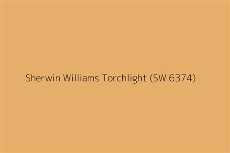 Sherwin Williams Torchlight Sw 6374 Color Hex Code