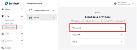 how to get configuration files from a wireguard service provider tp
