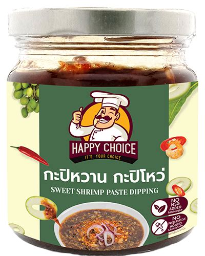 Sweet Shrimp Paste Dipping Happy Choice