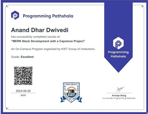 Anand Dhar Dwivedi On Linkedin Mern Webdevelopment