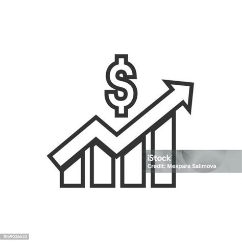 통계 달러 벡터 아이콘입니다 상승 및 하강 달러 통화의 그래프의 벡터 아이콘 설정합니다 그래프 위쪽 및 아래쪽 화살표 및 달러 기호 보여 줍니다 0명에 대한 스톡 벡터 아트