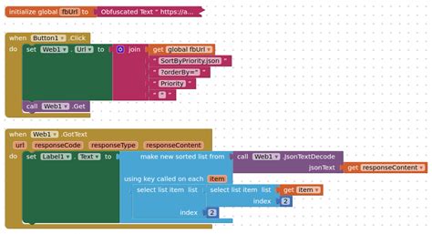 I Need To Sort The Data In The Listview By Prioritet Mit App Inventor Help Mit App Inventor