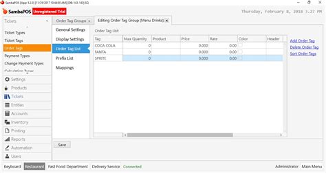 238e How To Add Product Order Tags Automatically Sambapos Knowledgebase
