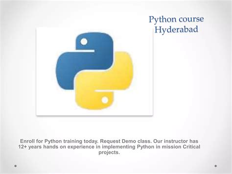 Python Course Hyderabad 14 Ppt