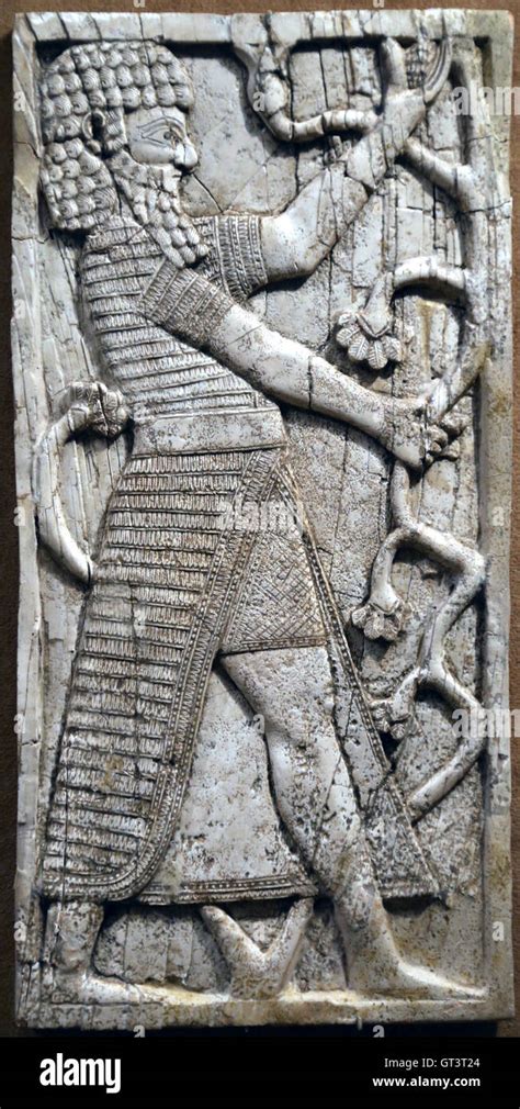 Neo Assyrian Period Syrian Style 9th 8th Century B C Nimrud Ancient Kalhu Fort Shalmaneser