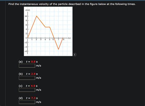 Answered Find The Instantaneous Velocity Of The… Bartleby