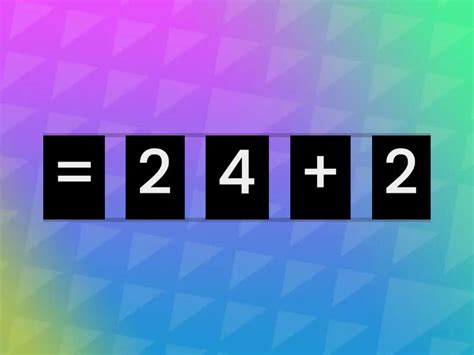 Rearrange Basic Math Equations Unjumble