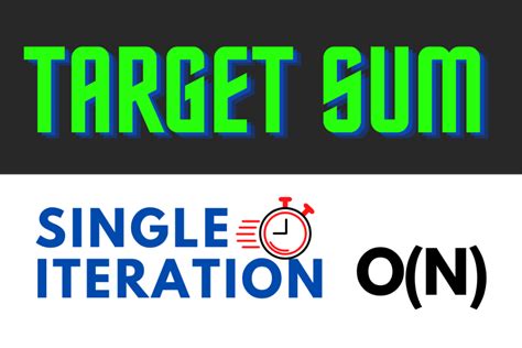 Target Sum Single Iteration On Matrixread