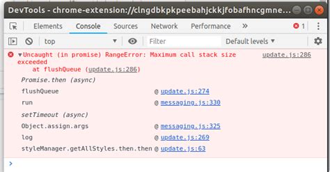 Maximum Call Stack Size Exceeded Updatejs · Issue 654 · Openstyles