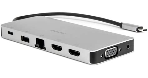 Rocstor Usb C 12 In 1 Multi Port Adapter Space Gray Y10p035 S1