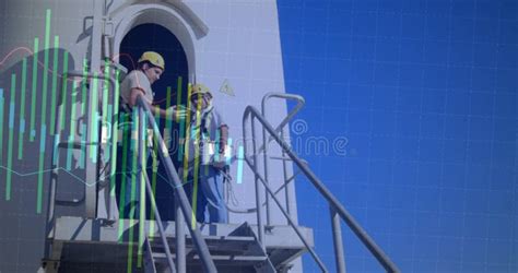 Industrial Platform Workstation Isolated Screen Laptop In Automated Data Center Stock Video