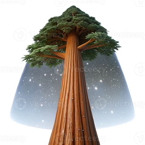 Stunning Minimalist A Giant Sequoia Tree Reaching Towards The Starry Night Sky Low Angle Shot Stunning Minimalist A Giant Sequoia Tree Reaching Towards The Starry Night Sky Low Angle Shot