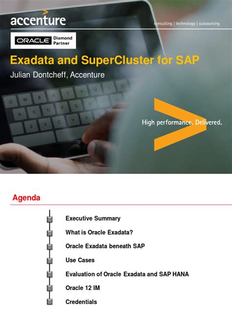 2014 Sap Julian Dontcheff Exadata And Supercluster For Sap